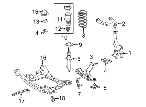 55275-2S000 - Genuine Hyundai BUSH-REAR TRAILING ARM,RH