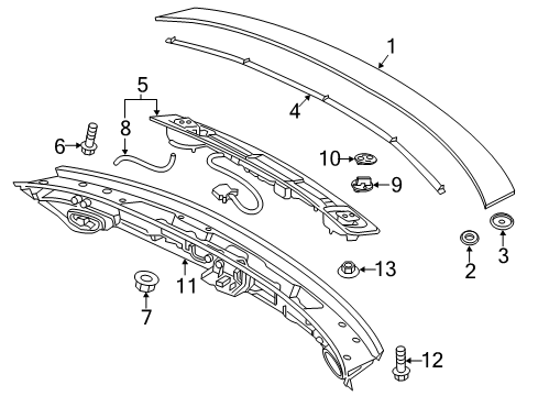 Hyundai Elantra GT Grille - Guaranteed Genuine Hyundai Parts