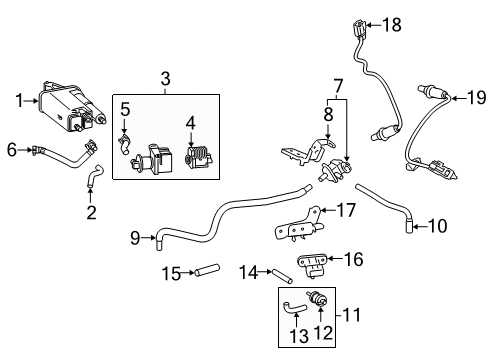 39210-2B500 - Genuine Hyundai SENSOR ASSEMBLY-OXYGEN,FRONT