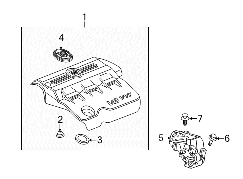 86351-3Q800 - Genuine Hyundai GRILLE-RADIATOR