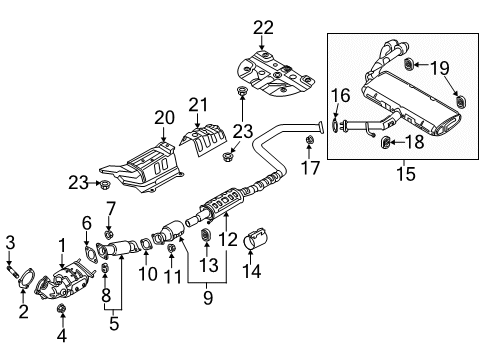 81230-2V000 - Genuine Hyundai LATCH ASSEMBLY-TAIL GATE