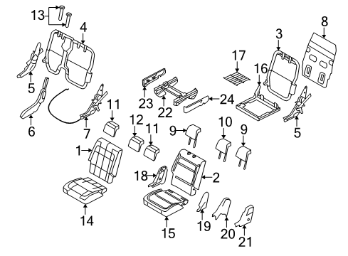 29110-2S001 - Genuine Hyundai PANEL ASSEMBLY-UNDER COVER
