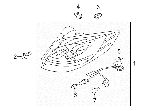 97159-C2000 - Genuine Hyundai ACTUATOR-TEMPERATURE DOOR