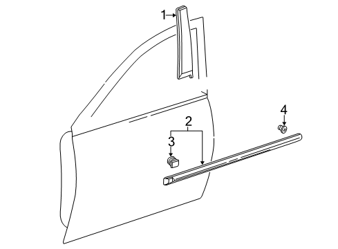 84523-B1000 - Genuine Hyundai STOPPER-GLOVE BOX