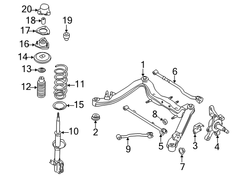 64577-G2000 - Genuine Hyundai BRACKET ASSEMBLY-FENDER & BUMPER,L