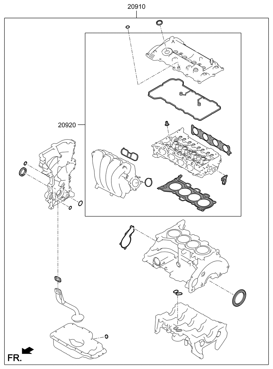 85849-3X000 - Genuine Hyundai FASTENER-DOOR TRIM