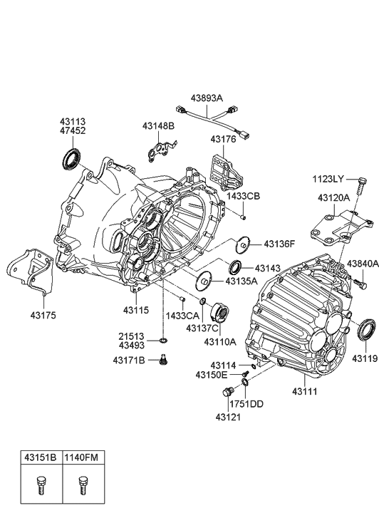 55280-2W050 - Genuine Hyundai ARM ASSEMBLY-REAR TRAILING ARM,RH
