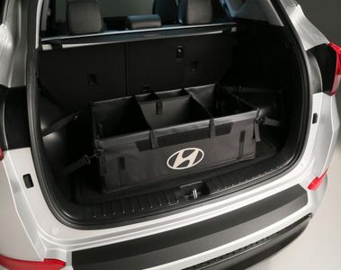 00012-ADU00 Genuine Hyundai Cargo Organizer,Only Fits With Rear Seats ...