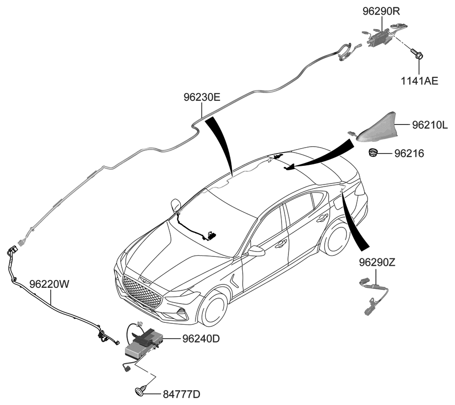 96295-G9000 Genuine Hyundai Coil & Capacitor