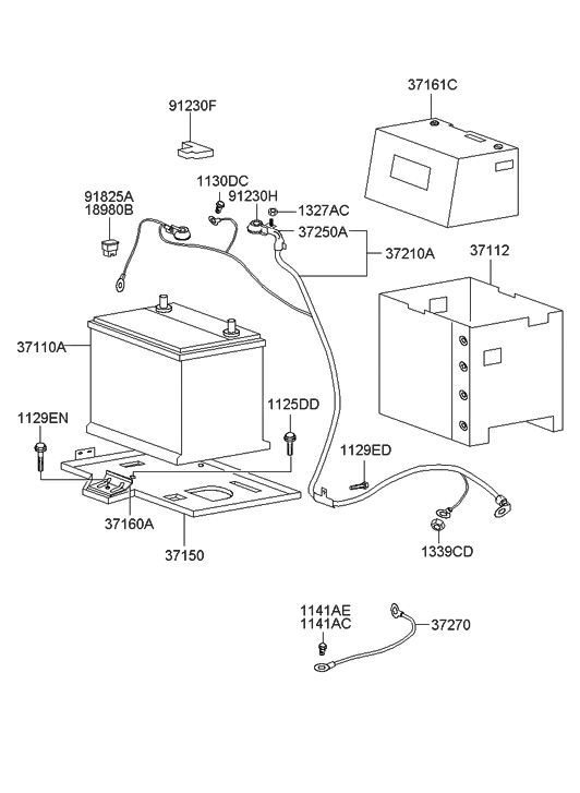 18980-04805 - Genuine Hyundai FUSE-SLOW BLOW(140A)