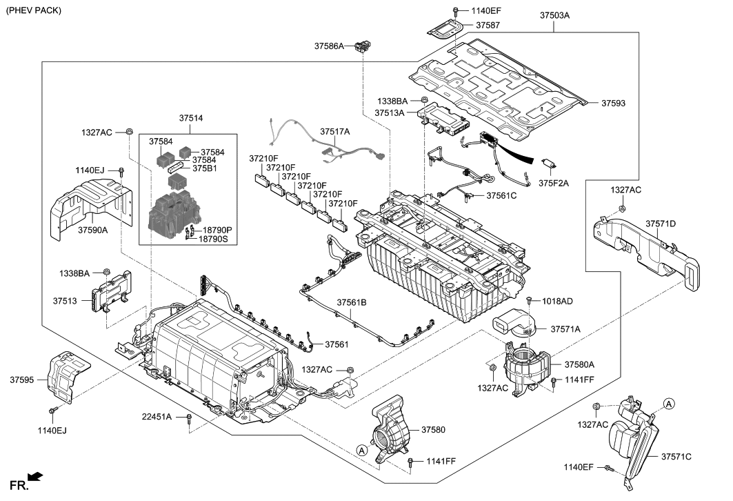 375F2-G2010 Genuine Hyundai Fuse-Micro 15A