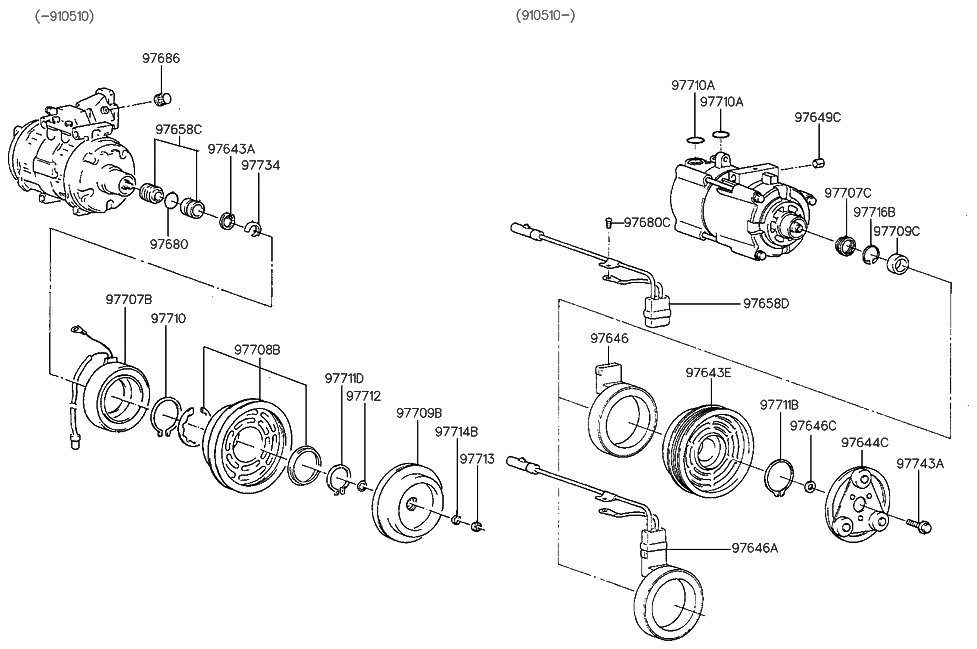 97710-33200 Genuine Hyundai Ring-Snap