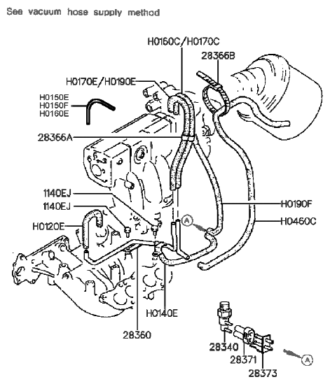 28366-32610 Genuine Hyundai Strap
