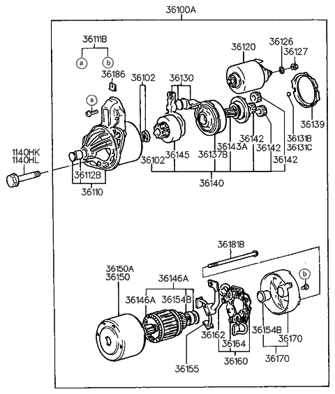 36131-32500 Genuine Hyundai Lever