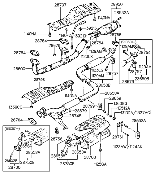 28679-21000 - Genuine Hyundai NUT