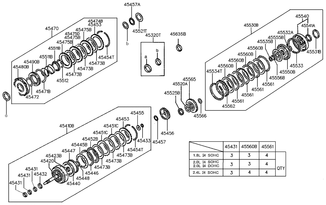 45454-34020 Genuine Hyundai Ring-Snap