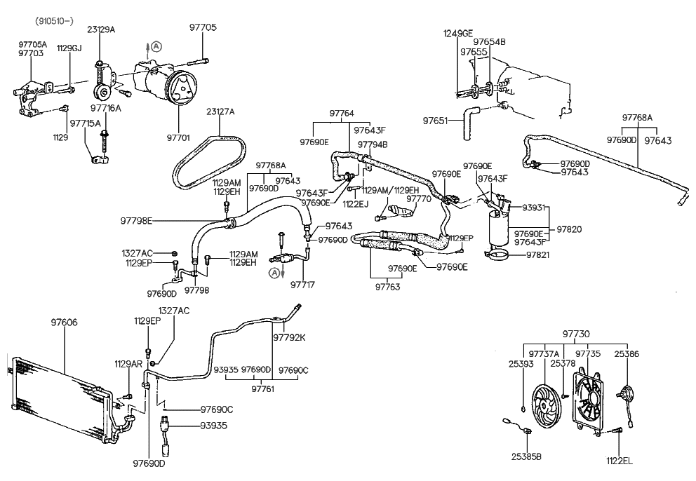 97690-33350 Genuine Hyundai O-Ring