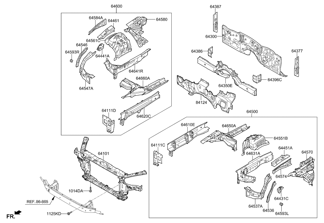 64547-B1050 Genuine Hyundai Part