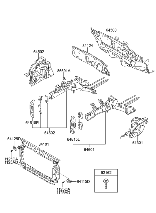 64615-1R300 - Genuine Hyundai Parts