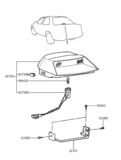 92750-28000-EH Genuine Hyundai Part