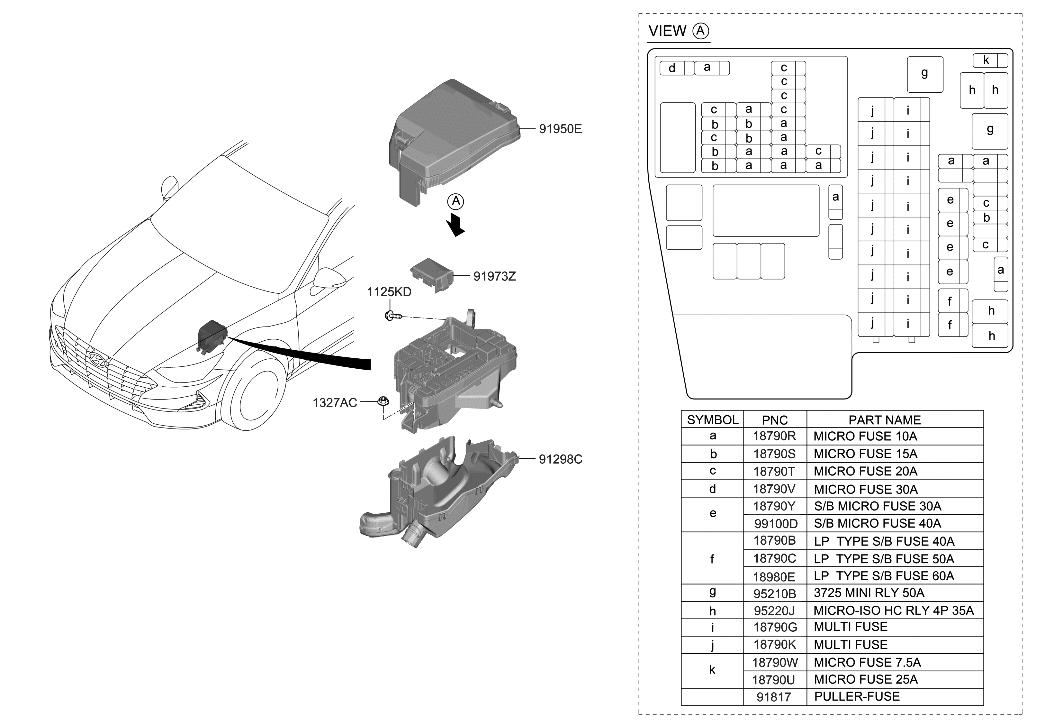 18790-01126 - Genuine Hyundai FUSE-60(A)