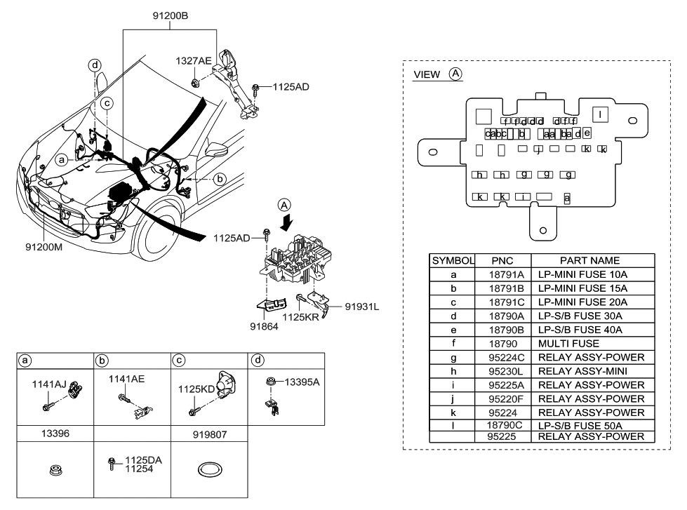 95230-3M100 - Genuine Hyundai RELAY ASSEMBLY-POWER
