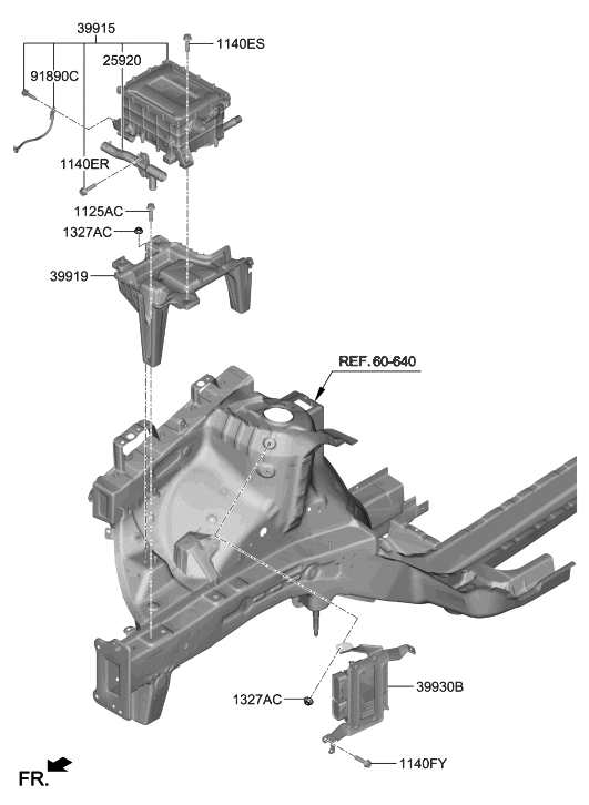 39930-M5110 Genuine Hyundai Control Unit-Fuel Cell