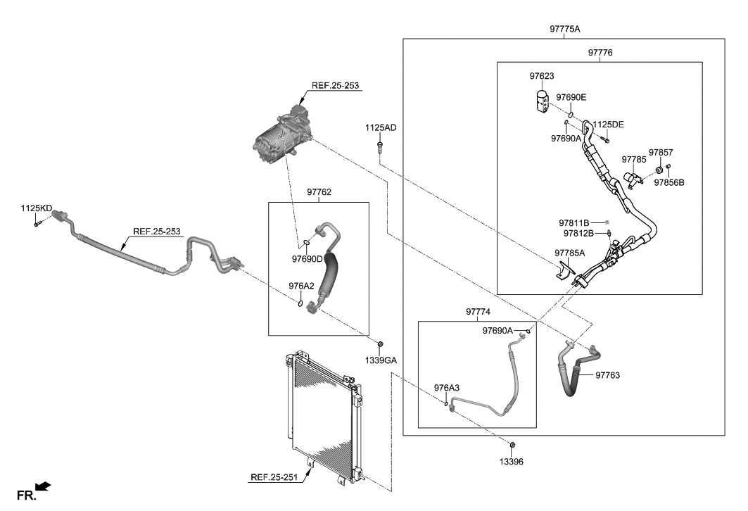 97626-M5090 Genuine Hyundai Valve-Expansion