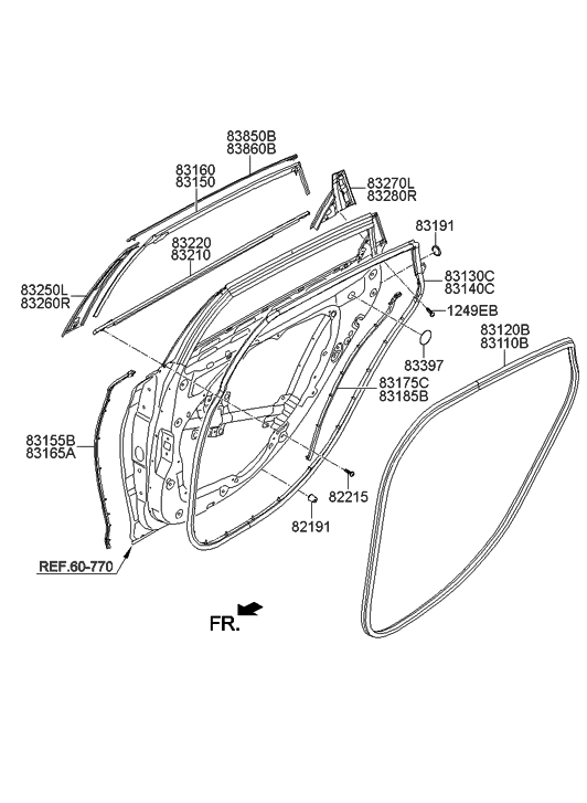 83160-B1000 Genuine Hyundai Part