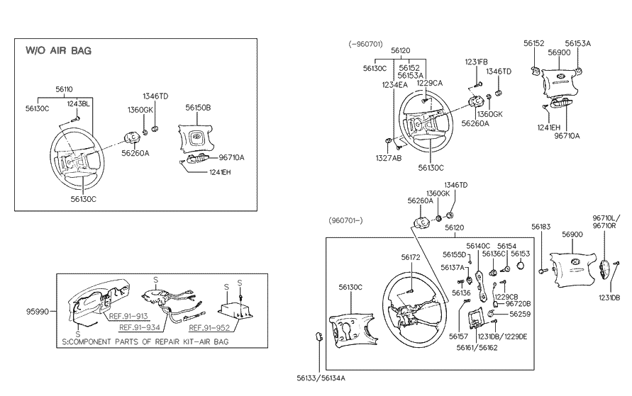56173-34500-FG Genuine Hyundai Part