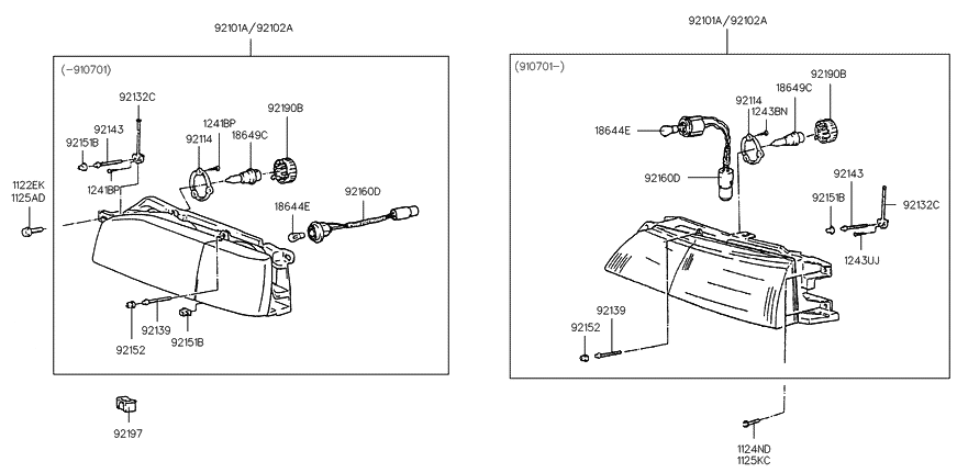 92132-24050 Genuine Hyundai Module-HEADLAMP Adjust Mechanism