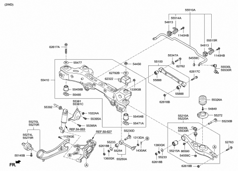 Rear Suspension Control Arm - 2017 Hyundai Santa Fe