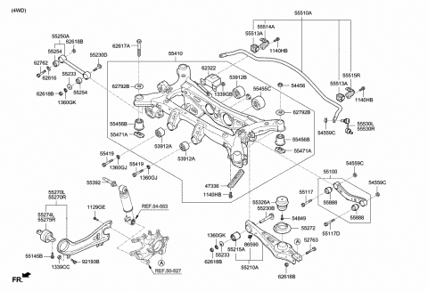 Rear Suspension Control Arm - 2018 Hyundai Santa Fe