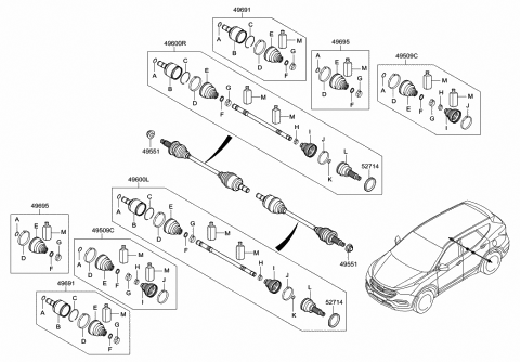 87772-3S001 Genuine Hyundai Garnish Assembly-Fender RH