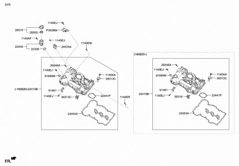 39318-3C510 Genuine Hyundai Sensor-Camshaft Position