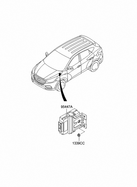 Transmission Control Unit - 2014 Hyundai Tucson