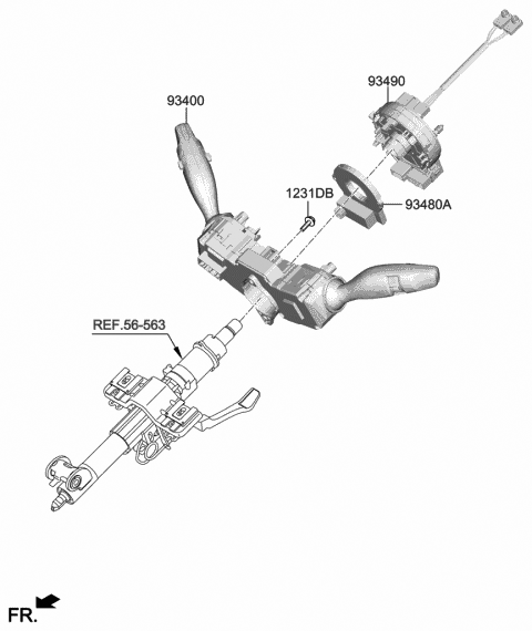 Multifunction Switch - 2020 Hyundai Genesis G70