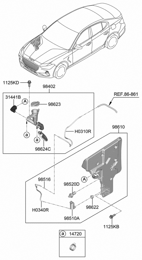 97333-A3000 Genuine Hyundai Quick Connector