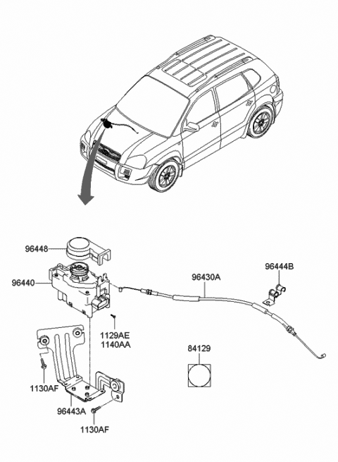 Auto Cruise Control - 2005 Hyundai Tucson