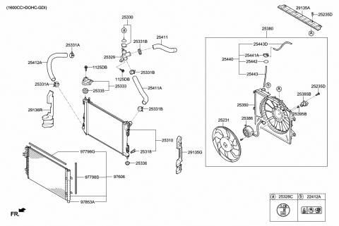 Engine Cooling System - 2015 Hyundai Veloster
