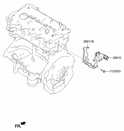28910-2E600 Genuine Hyundai Purge Control Valve