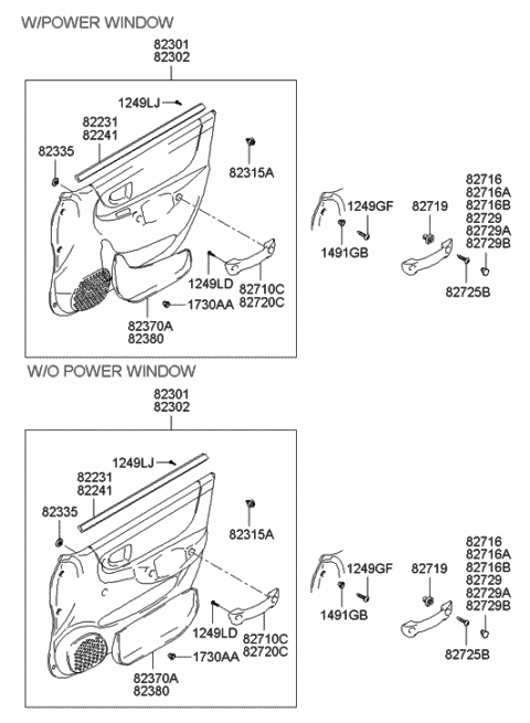 92101-4R050 Genuine Hyundai Headlamp Assembly, Left