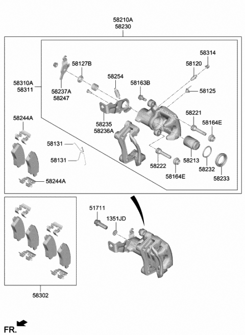 Rear Wheel Brake - 2019 Hyundai Veloster