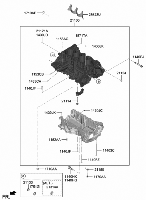 Cylinder Block - 2019 Hyundai Veloster