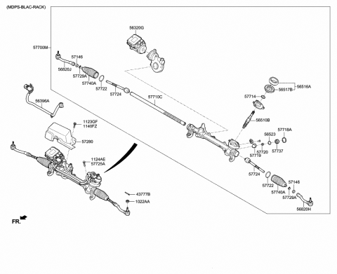 56320-C2000 Genuine Hyundai Power Pack Assembly-M.D.P.S