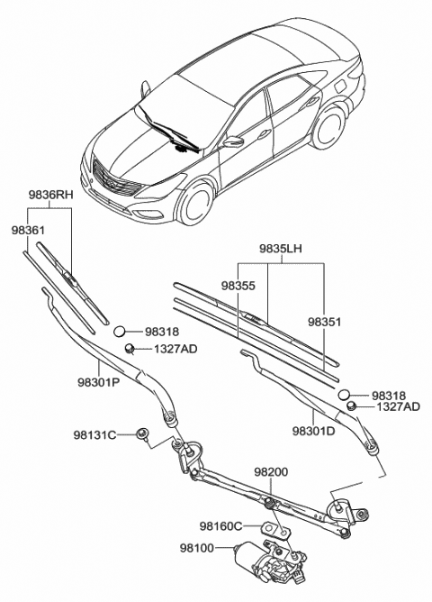 98321-3V000 Genuine Hyundai Part