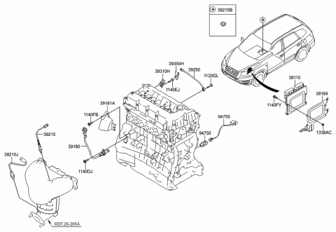 Electronic Control - 2010 Hyundai Santa Fe