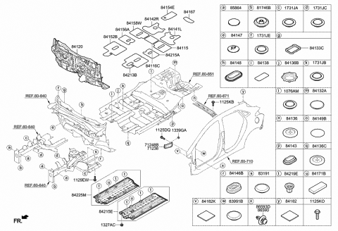 84197-A5000 - Genuine Hyundai Pad-Antivibration Spare Tire Wheel