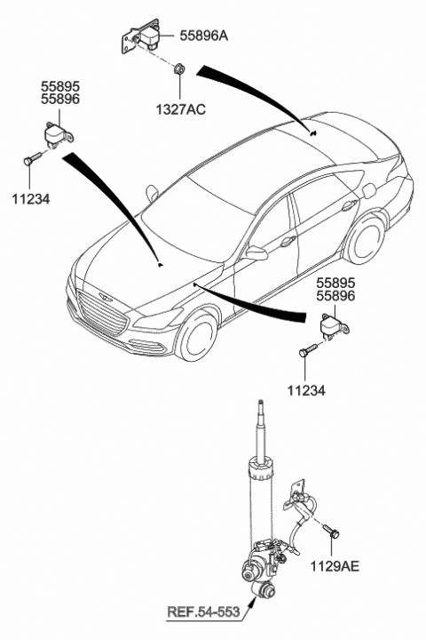 Air Suspension - 2018 Hyundai Genesis G80