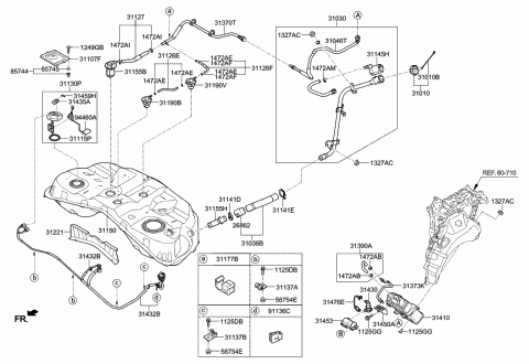 Fuel System - 2019 Hyundai Genesis G80